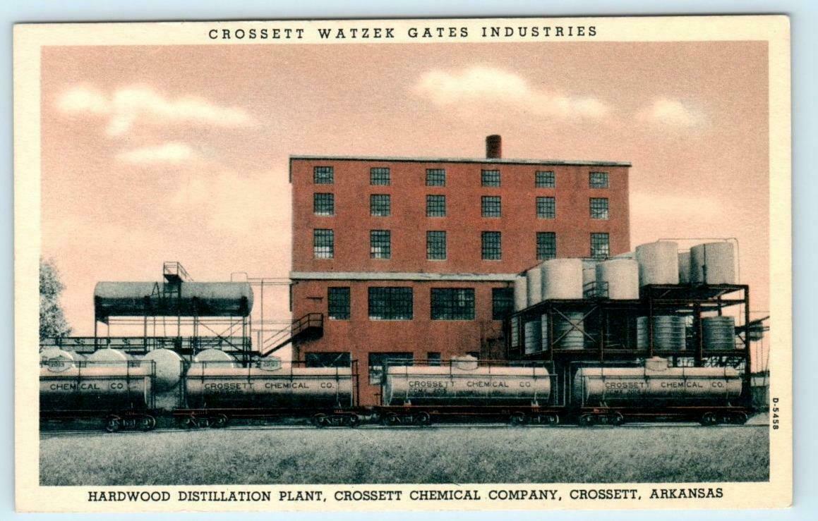 CROSSETT, Arkansas AR~ Hardwood Distillation Plant CROSSETT CHEMICAL CO ...