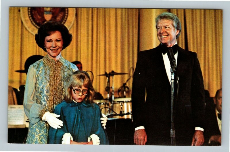 People - Jimmy, Rosalynn, Amy Carter, 1977 Inauguration Ball, Chrome ...