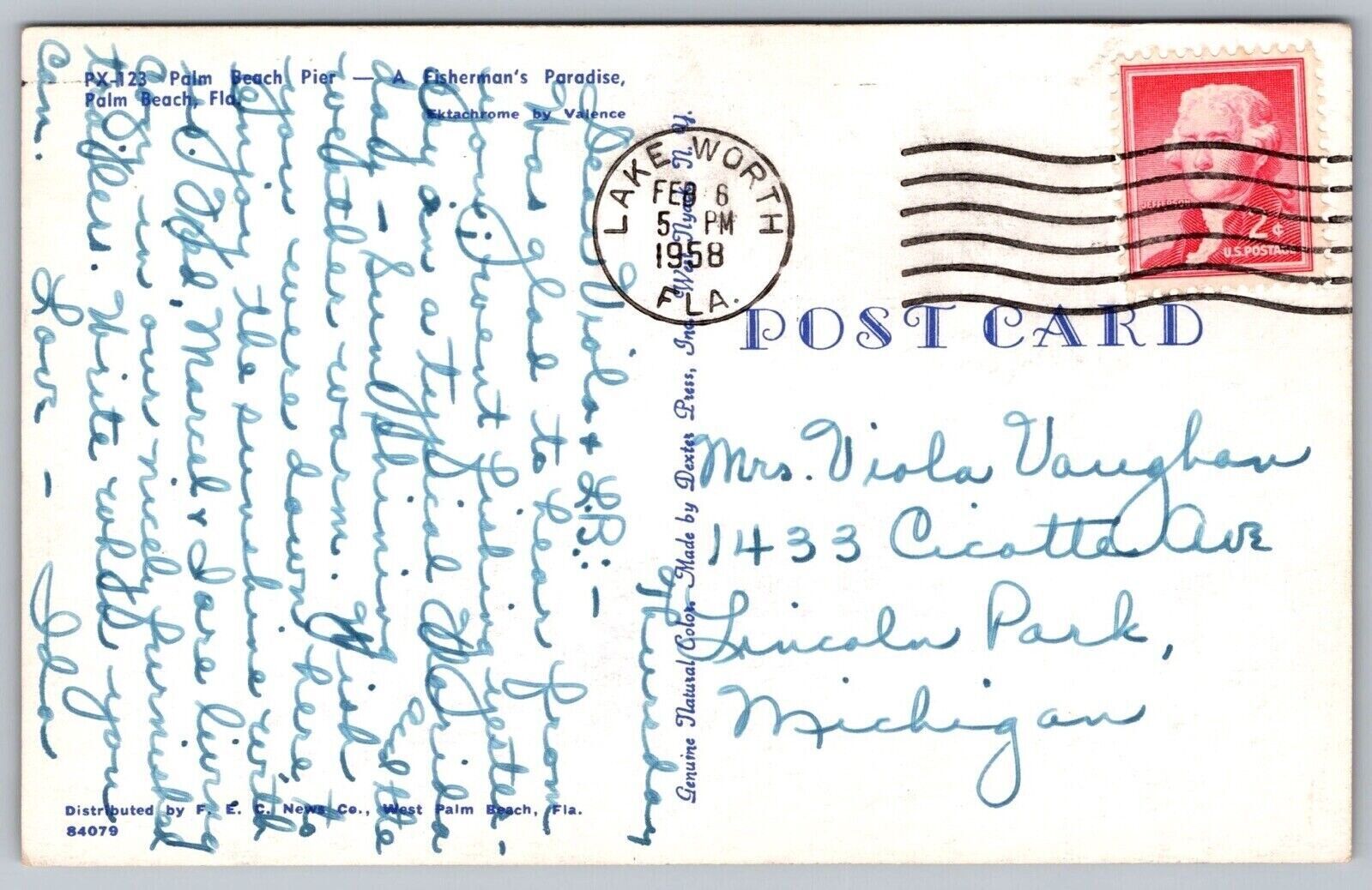 Palm Beach Pier Florida Birds Eye View Shoreline Oceanfront Coast Ocean ...