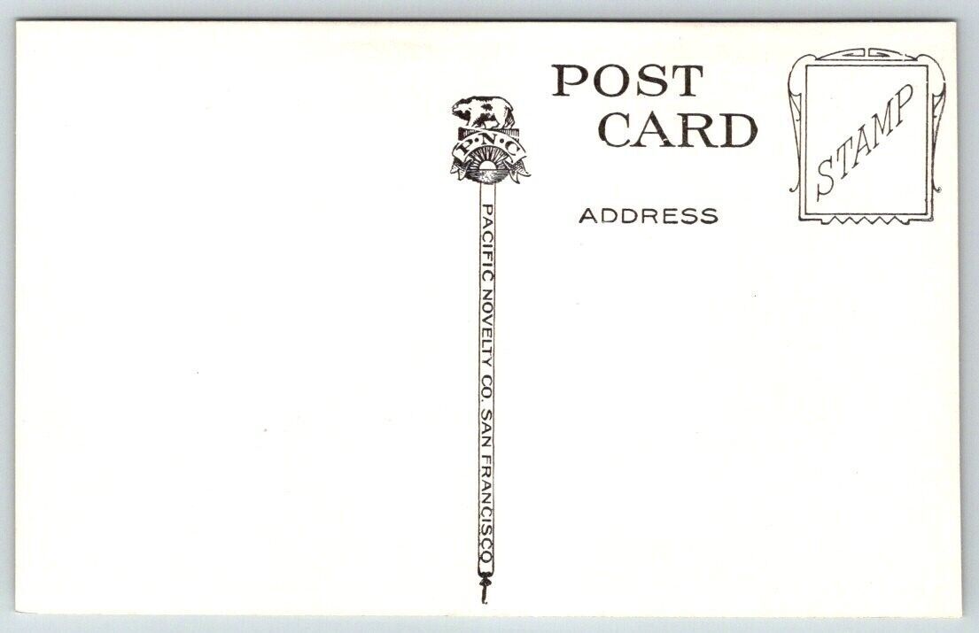 Vintage California Postcard - Gillespie Residence - Montecito - Santa ...