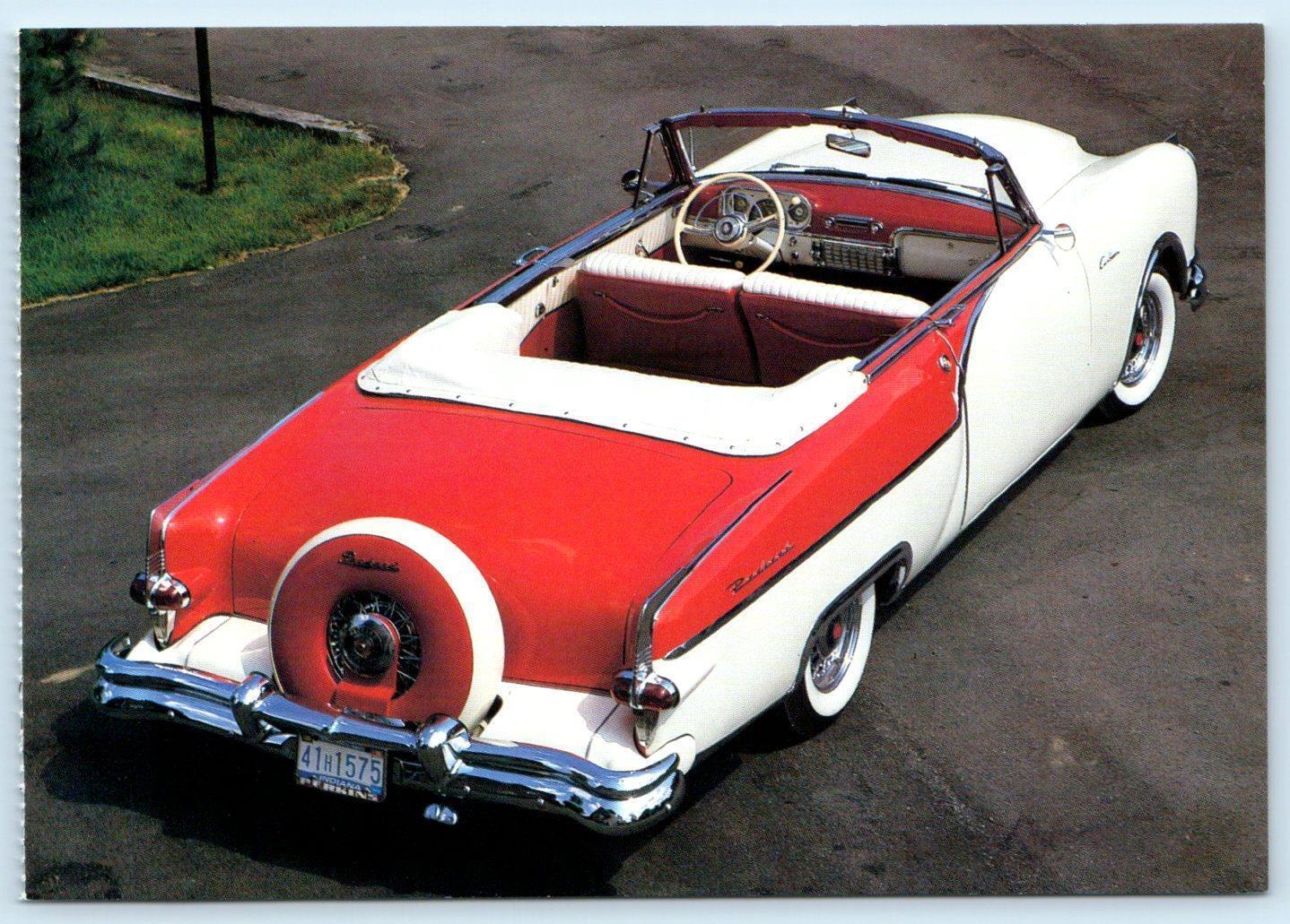 Classic Car 1954 PACKARD CARIBBEAN Red & White Convertible 4"x6" Modern ...