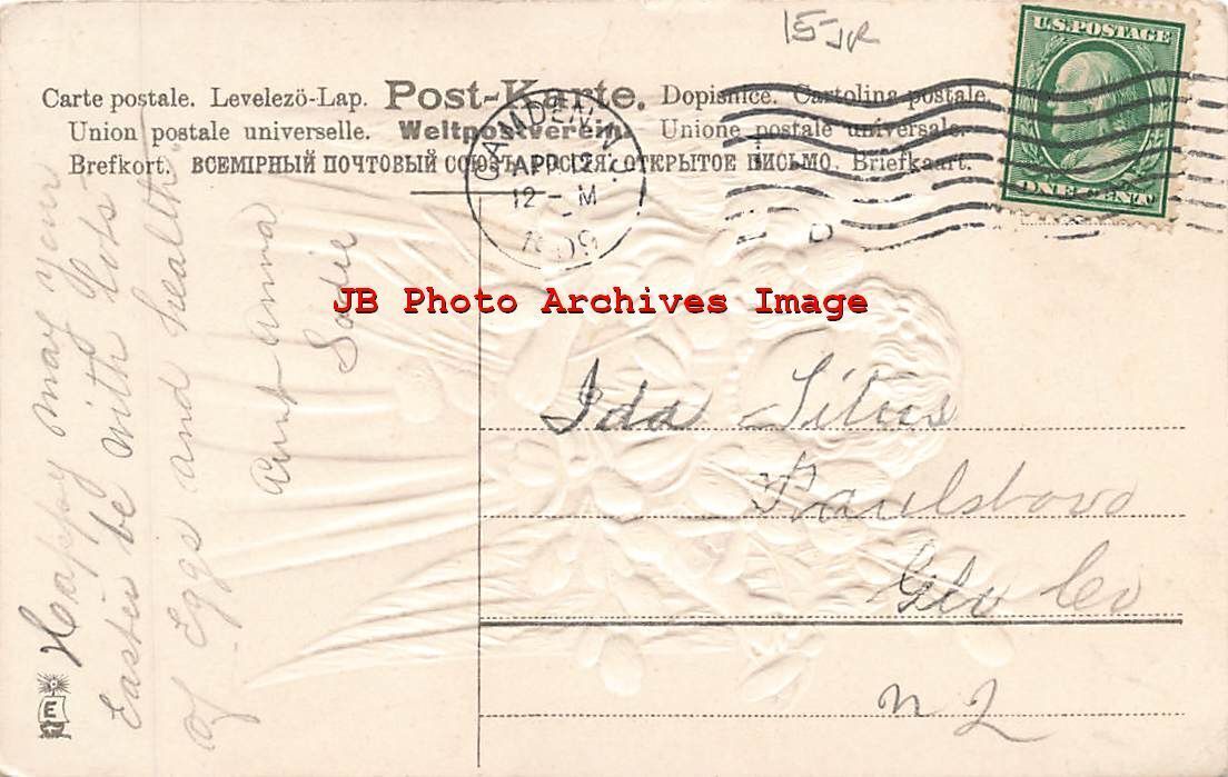 Angel Holding Pussy Willow Flowers, Erika No 13604, Martin Schlesinger ...