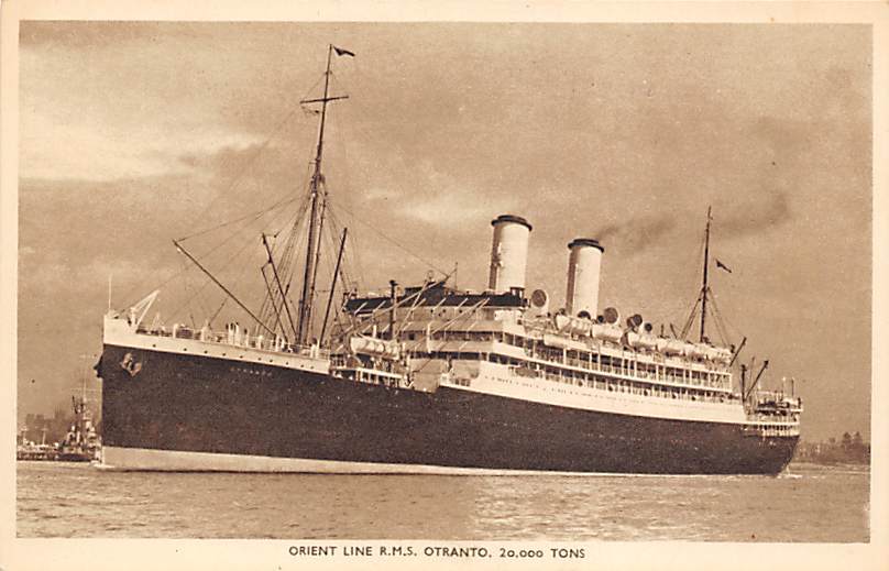 SS Otranto Orient Line Unused | Topics - Other, Postcard / HipPostcard