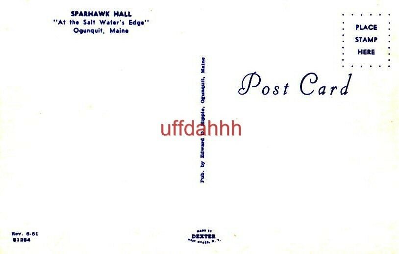 SPARHAWK HALL "At the Salt Water's Edge" OGUNQUIT, ME. | United States ...