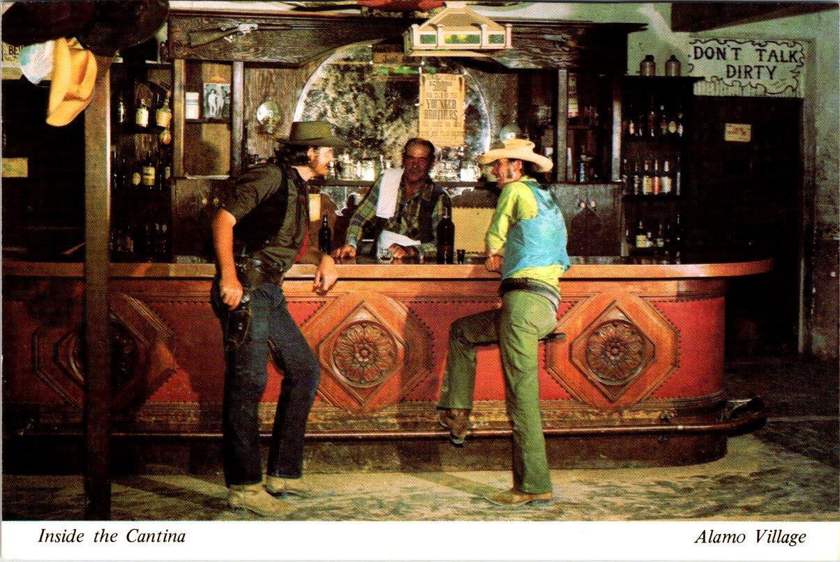 Bracketville, TX Texas ALAMO VILLAGE Western Theme Park SALOON~CANTINA ...