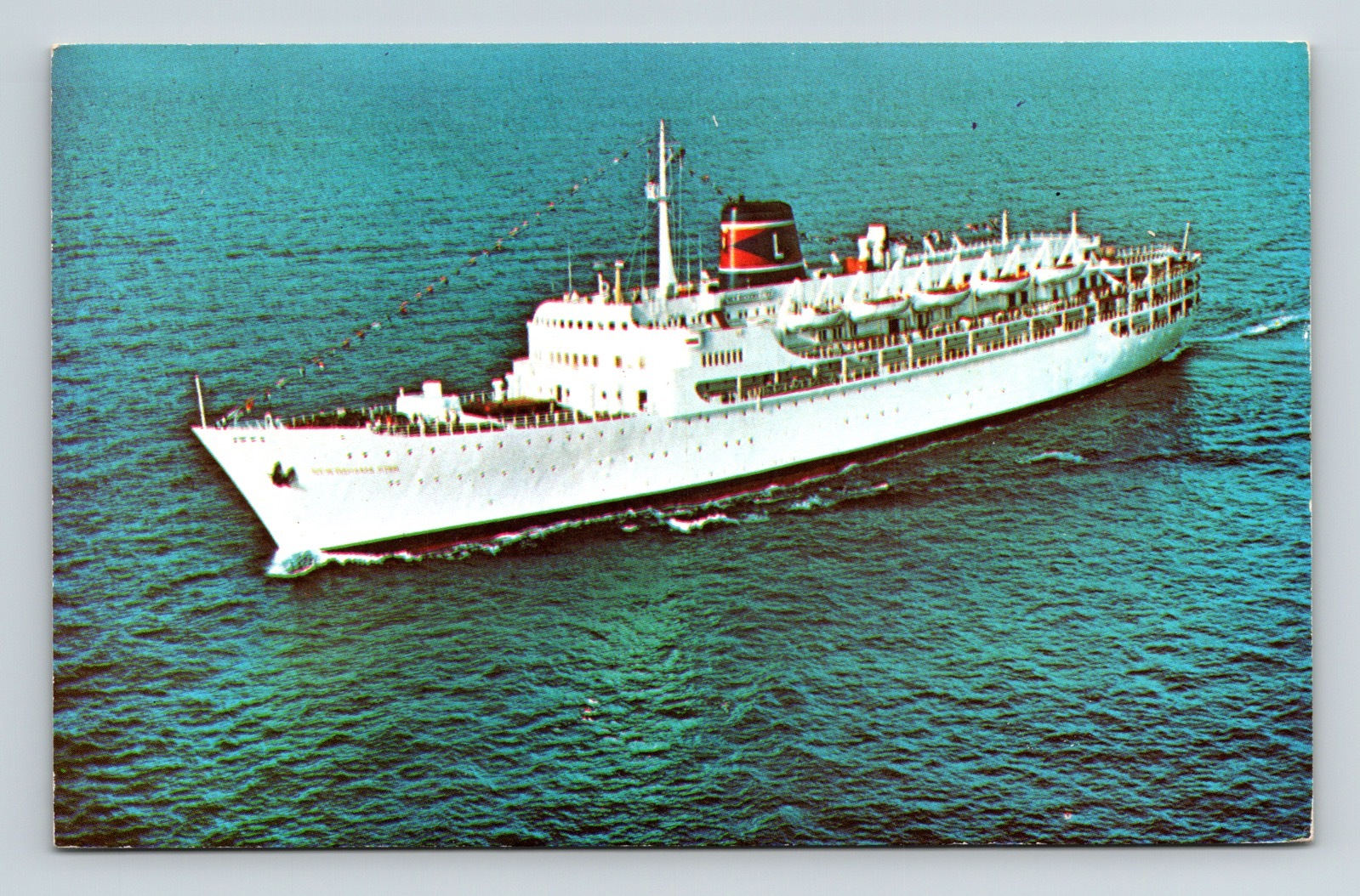 Miami Florida SS New Bahama Star Steamship Cruise Ocean Chrome Postcard ...