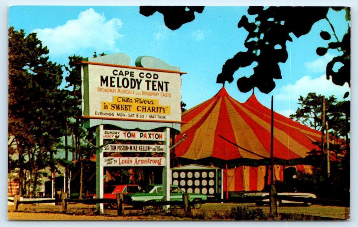HYANNIS, MA Massachusetts ~ Famous CAPE COD MELODY TENT c1960s Postcard ...