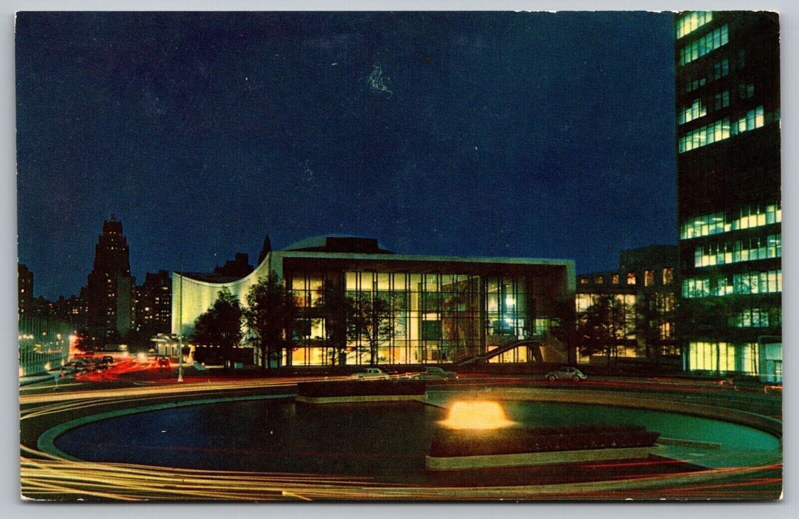 United Nations Night View Headquarters General Assembly Building VNG ...