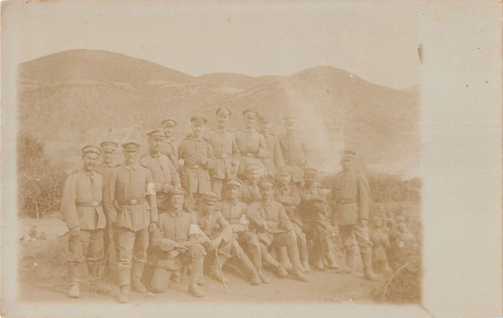 US3220 Group Portrait Military Men ww1 war army infantry germany ...