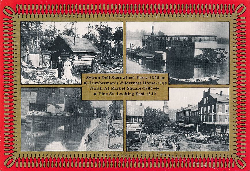 Old Scenes from 1800's Williamsport PA Pennsylvania at Country House ...