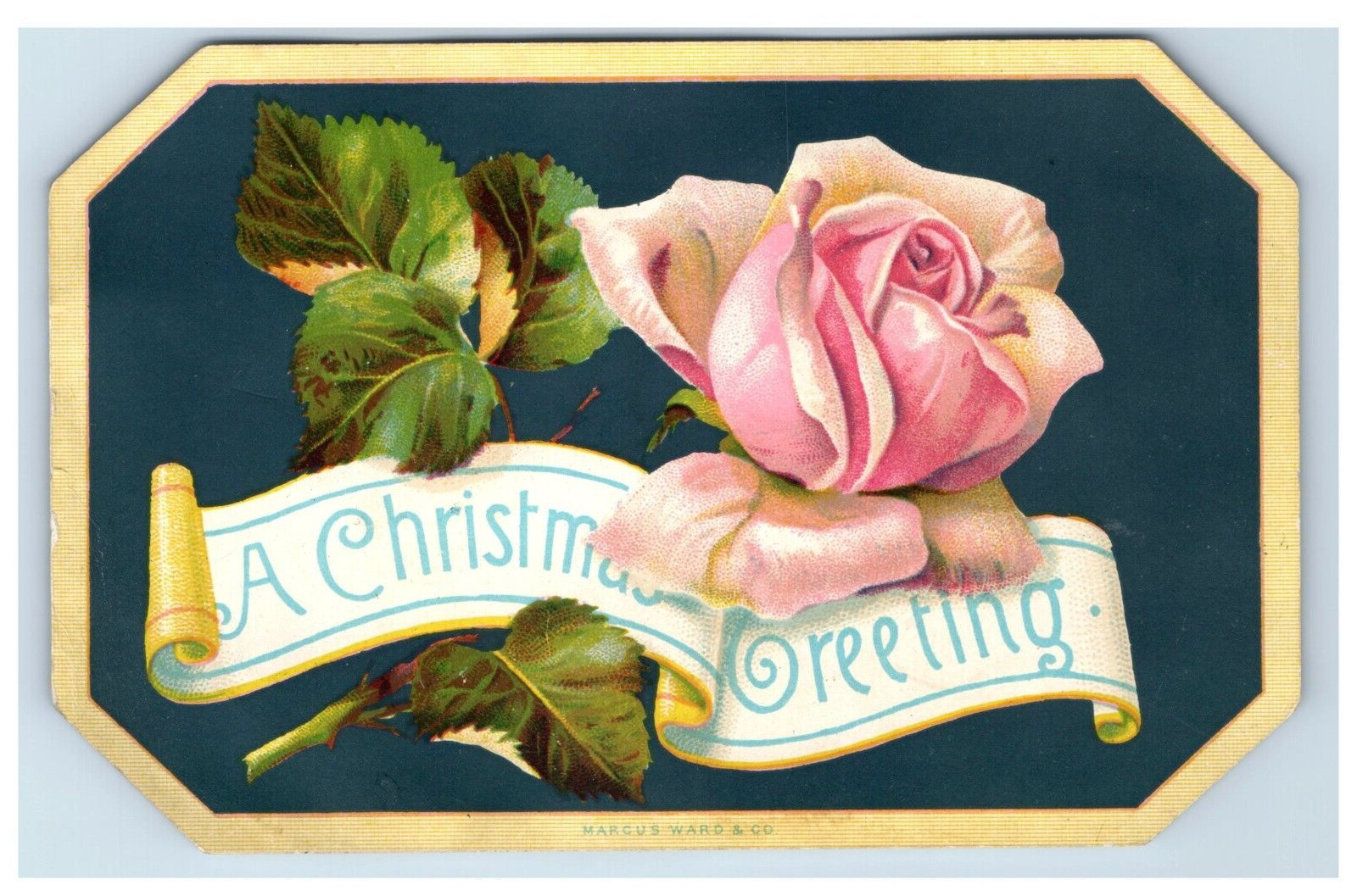 1880s Die-Cut Christmas Greeting Card Poem By Frances Ridley Havergal ...