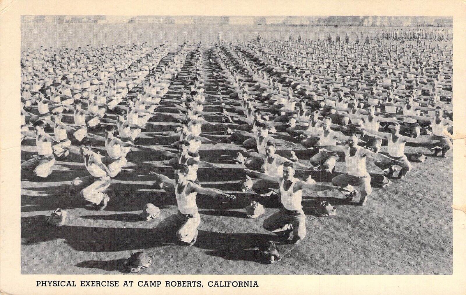 WW2, Army, Physical Exercise, Camp Roberts, California, CA, Old ...