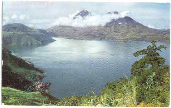 Lake Atiitan, Guatemala, 1957 Chrome | Latin & South America - Central ...