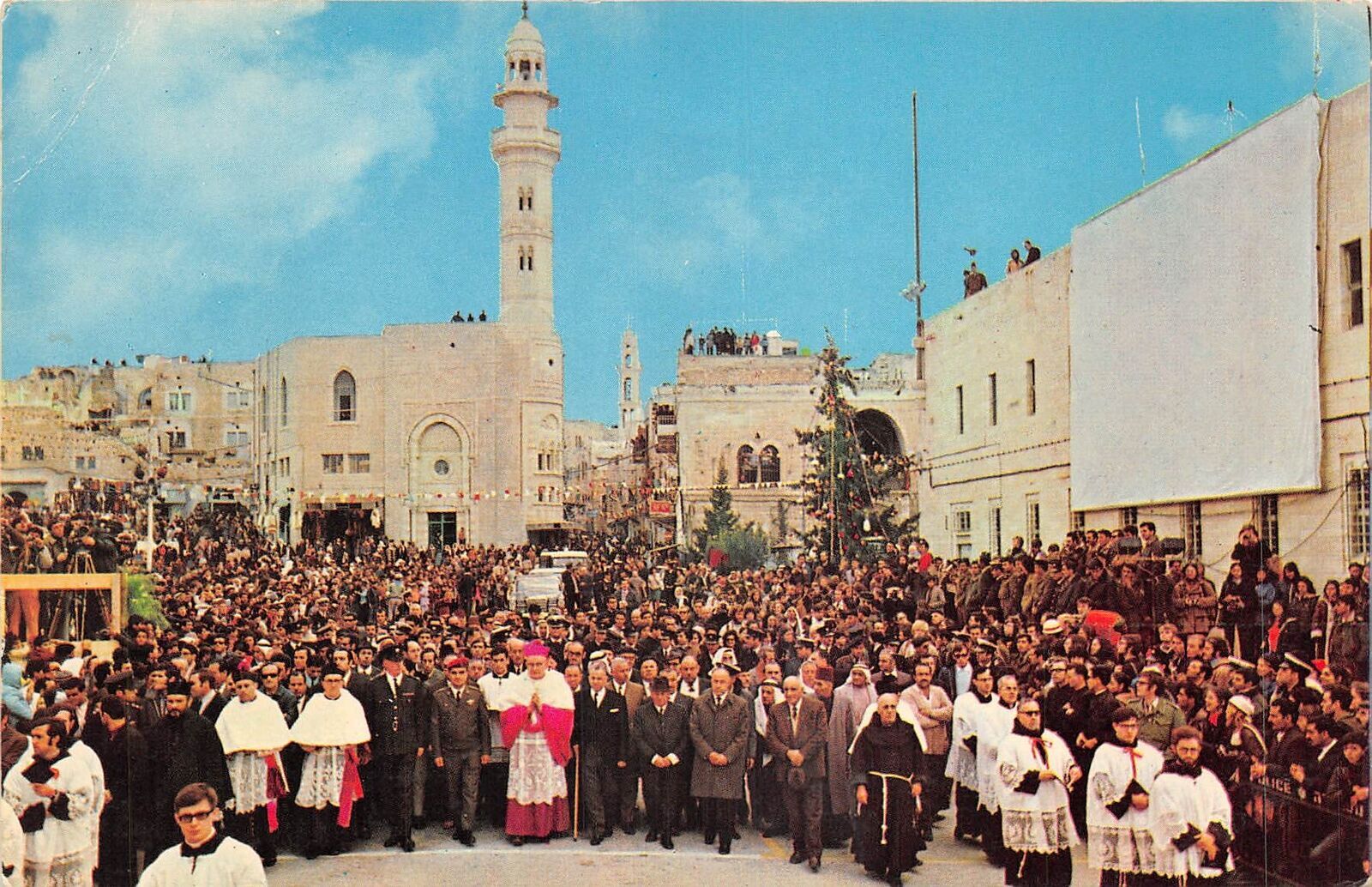 US27 postcard Israel Bethlehem at Christmas procession | Asia & Middle ...