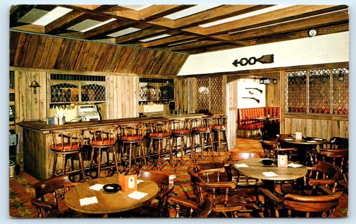 BOSTON, MA Massachusetts ~ Roadside THIRSTY PILGRIM Statler Hilton 1963 ...