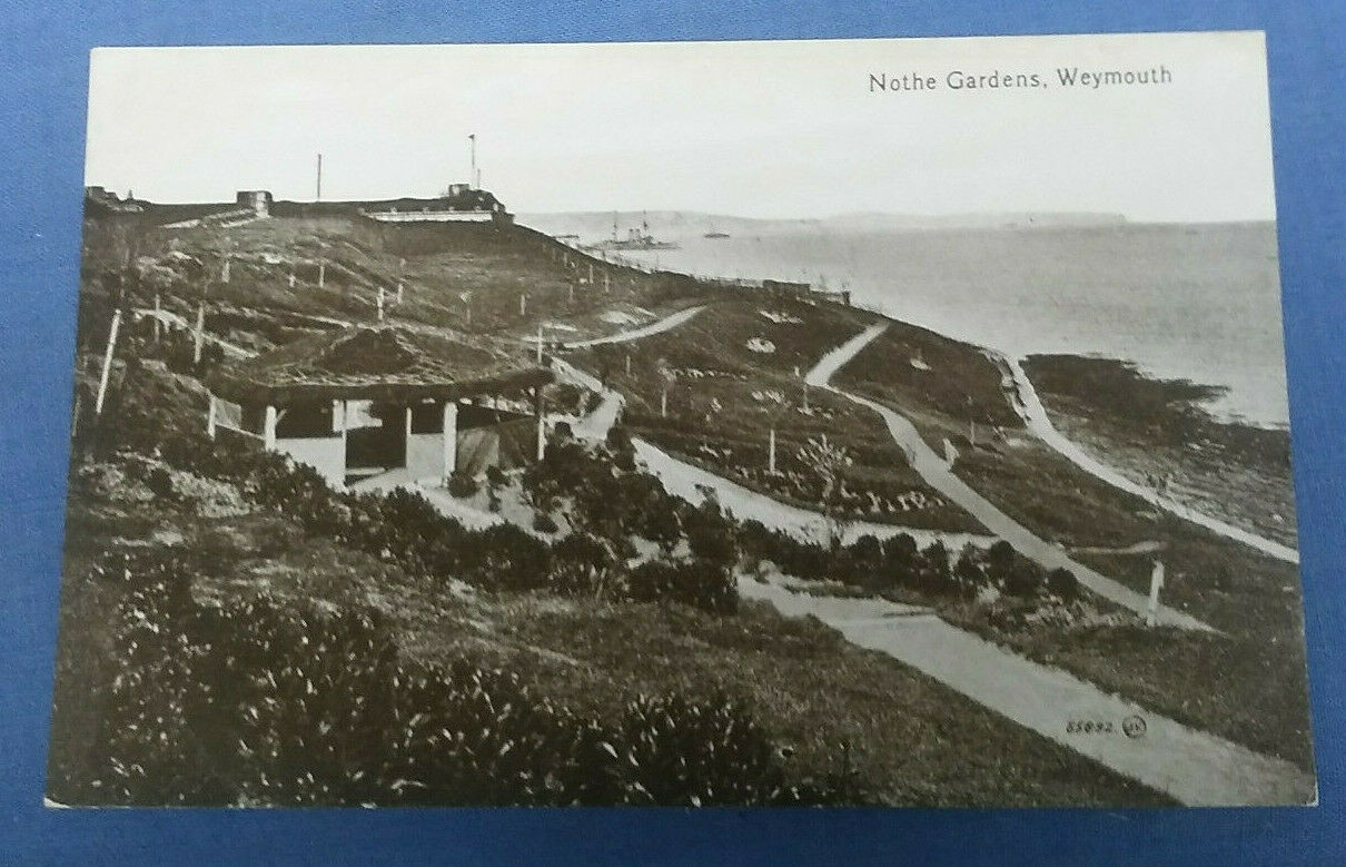 Vintage Postcard Nothe Gardens Weymouth Dorset B1A | Europe - United ...