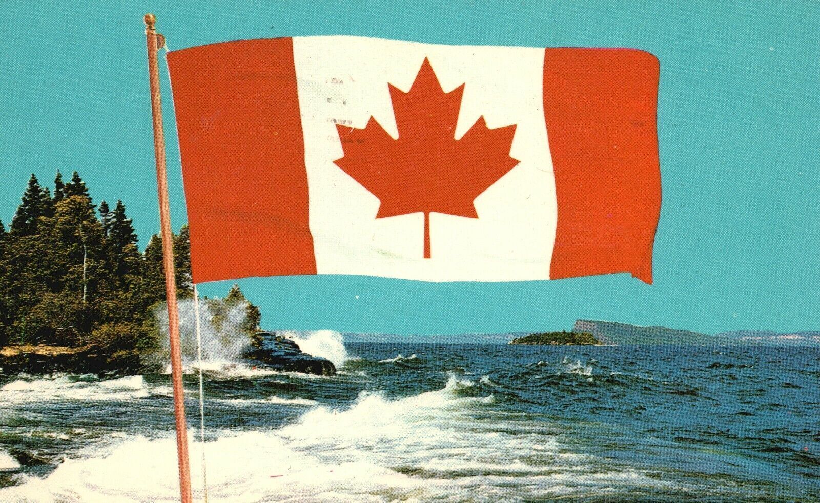 Vintage Postcard 1968 Canada's New Flag Approved House of Commons 1964 ...