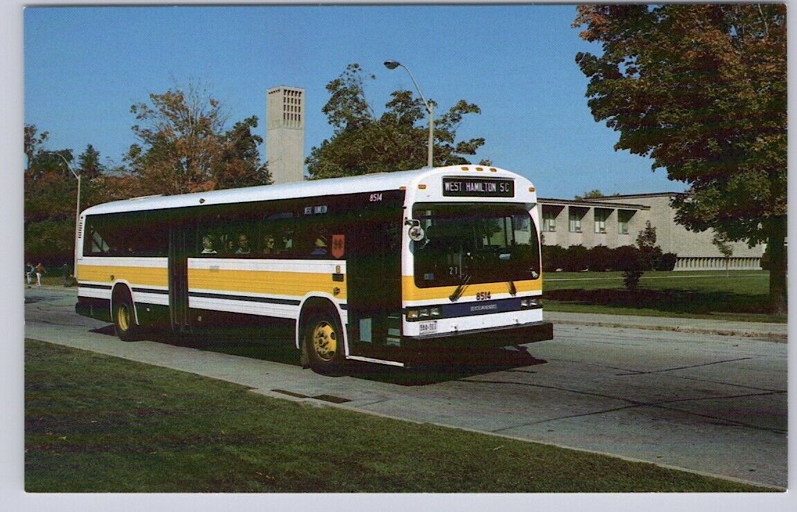 1985 Hamilton Street Railway GM 8514 Bus, McMaster University Ontario ...