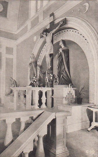 Washington D C Altar Of The Crucifixion Franciscan Monastery Mount St ...