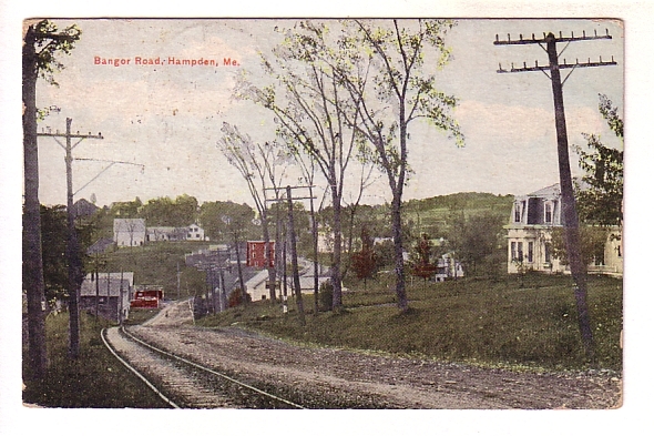 Bangor Road, Hampden Maine, Railroad Tracks, Used 1911 | United States ...
