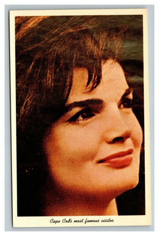 Vintage 1960's Postcard Jackie Kennedy Cape Cod's Most Famous Visitor ...