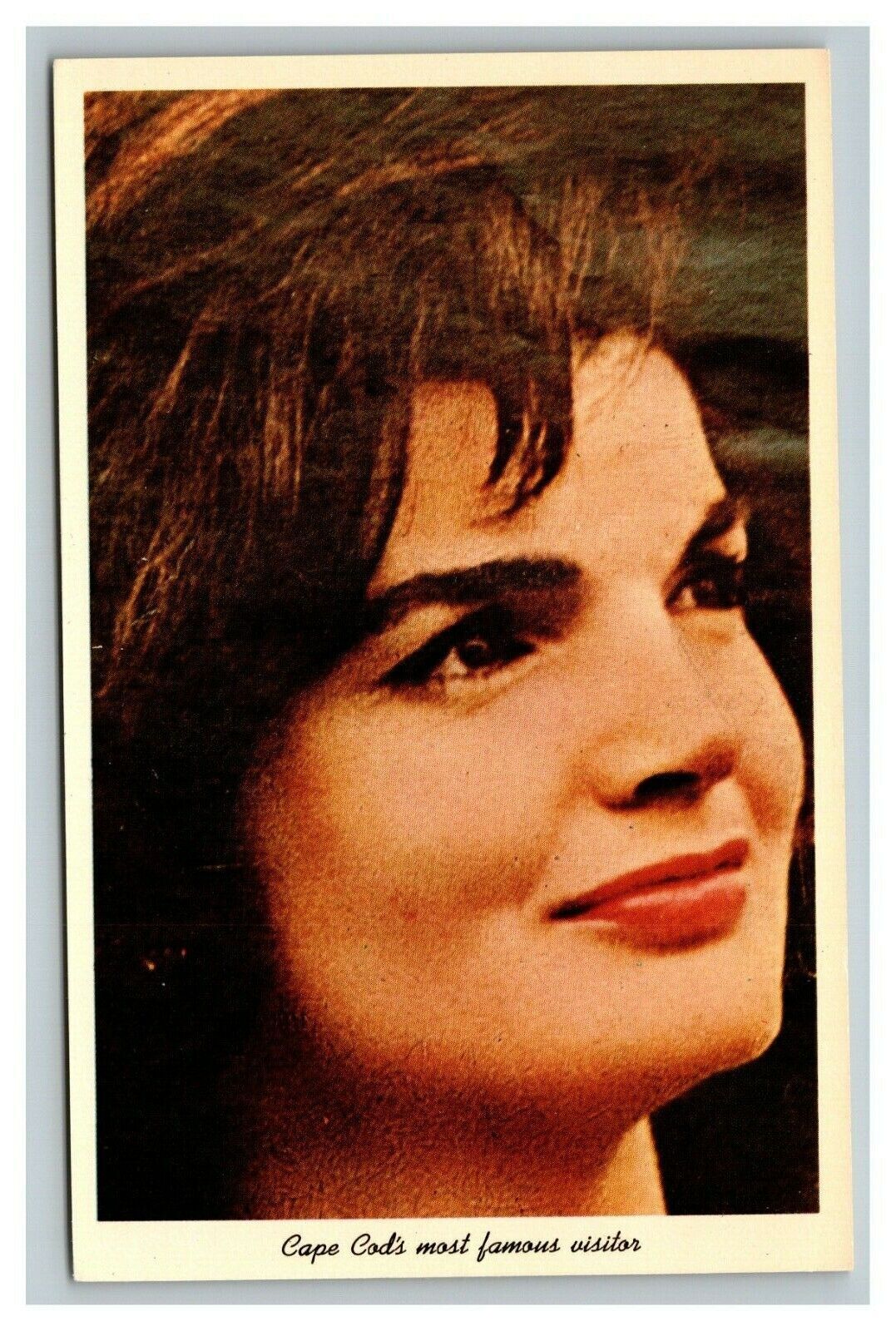 Vintage 1960's Postcard Jackie Kennedy Cape Cod's Most Famous Visitor ...