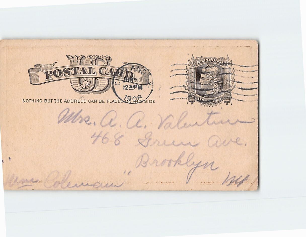 Postcard Benjamin Franklin, U.S. Postage One Cent | United States ...