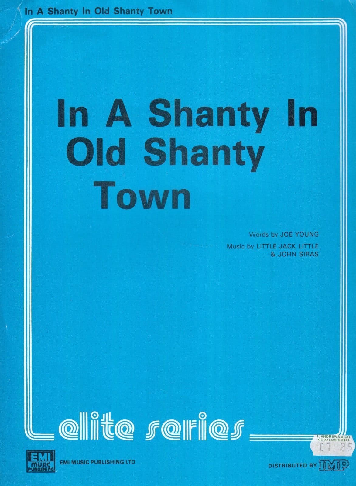 In A Shanty An Old Shanty Town 1930s Sheet Music | Topics ...