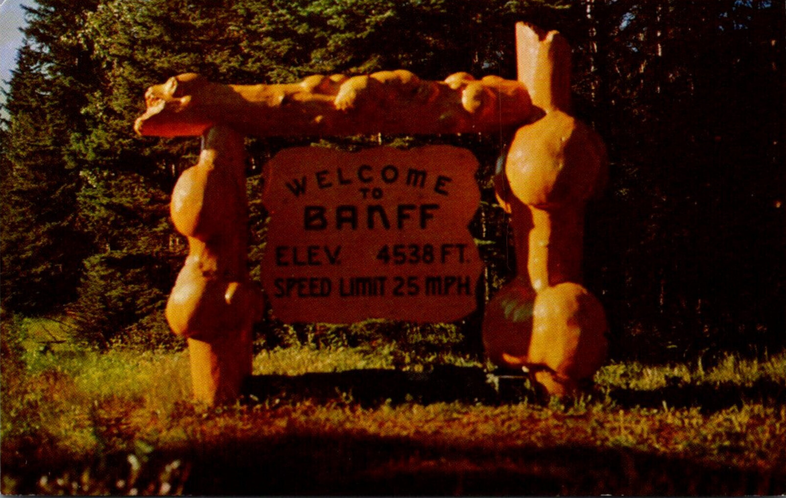 Canada Banff National Park Entrance Marker | Canada - Alberta - Banff ...