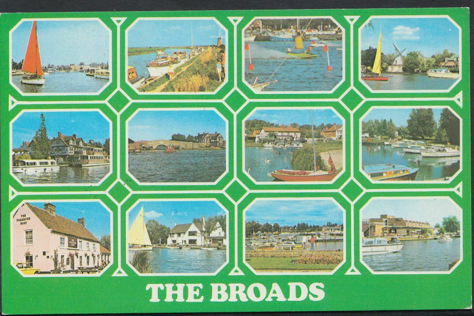 Norfolk Postcard - Views of The Norfolk Broads MB2007 | United States ...