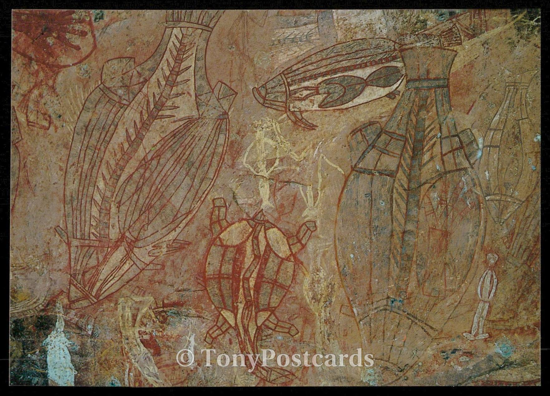 Aboriginal Rock Paintings at Obiri Rock | Australia & Oceania ...