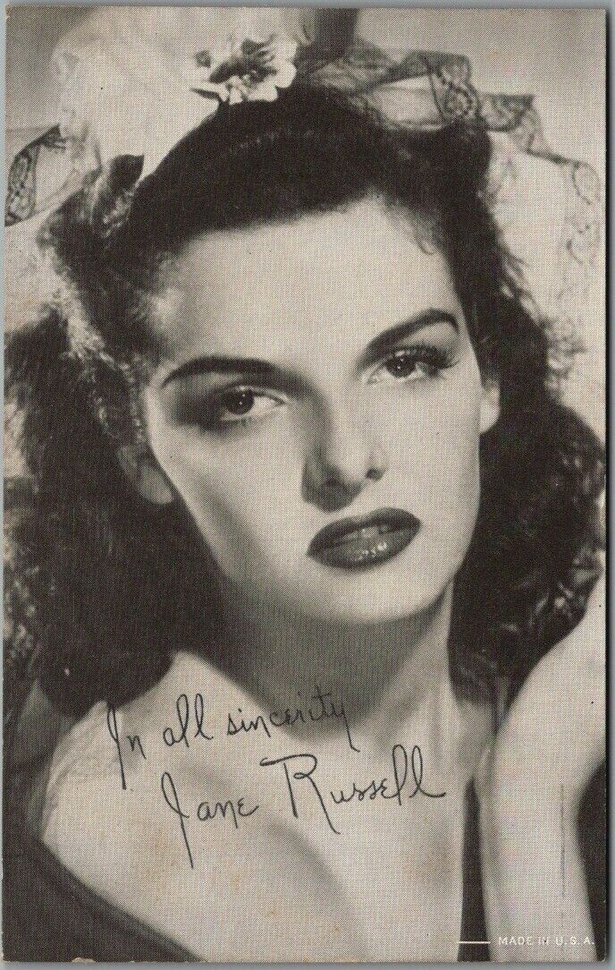 Vintage 1940s JANE RUSSELL Mutoscope Pin-Up Girl Arcade Card Actress ...