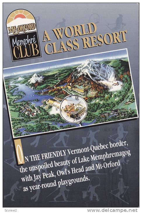 Advertisement for Mt. Orford Memphre Club, World Class Resort, Lake ...