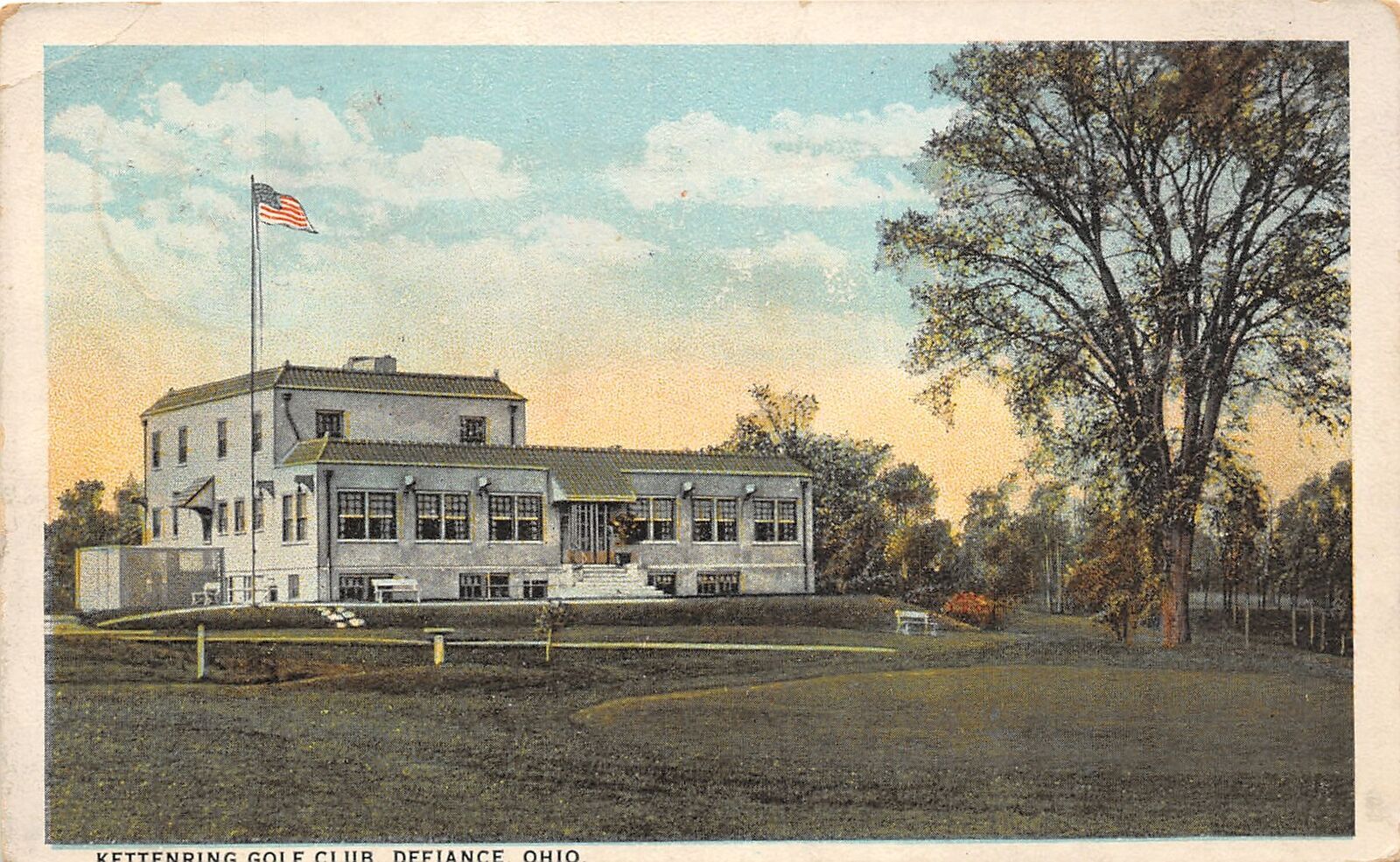 J70/ Defiance Ohio Postcard c1910 Kettenring Gold Club House 54 ...