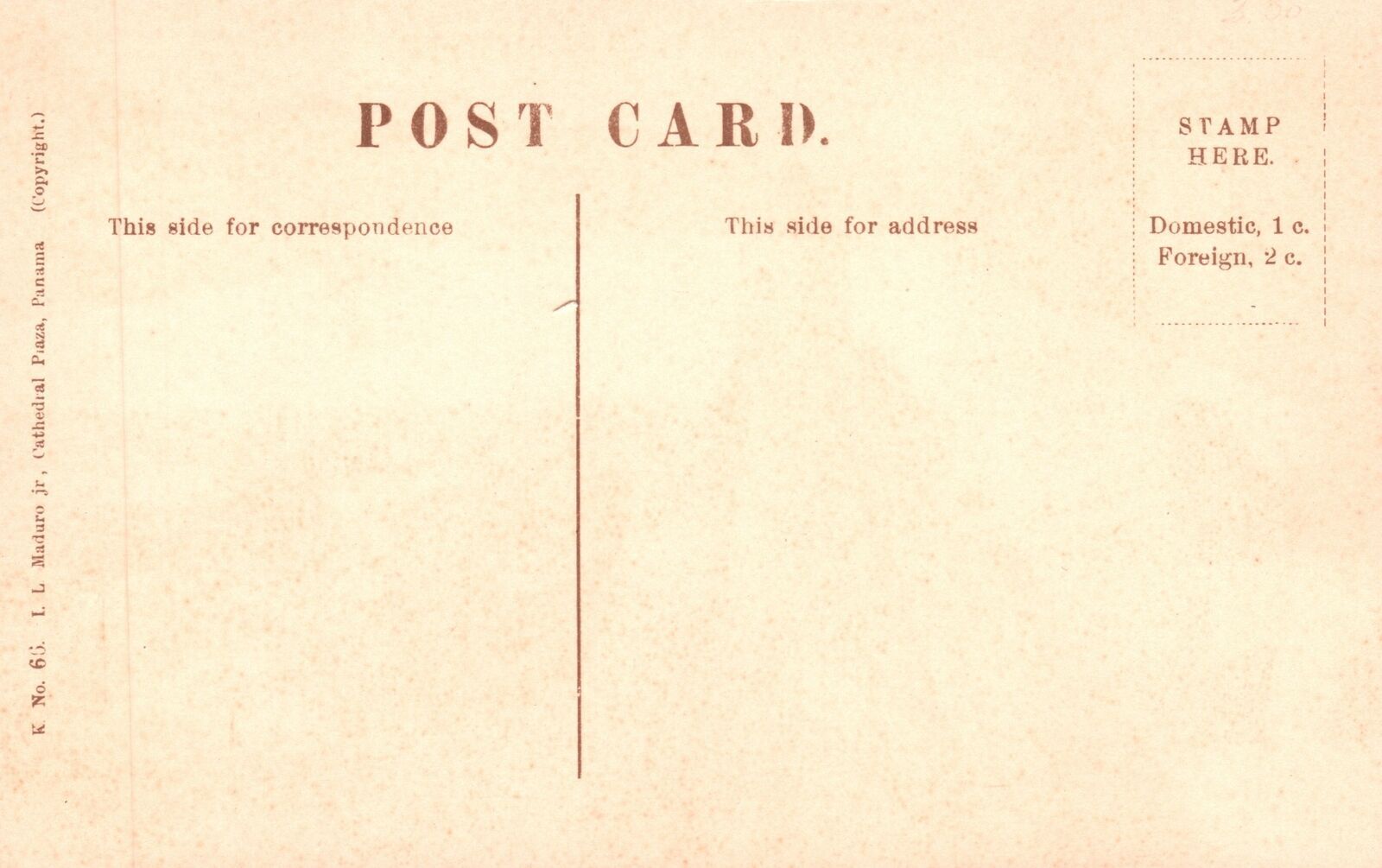 Vintage Postcard Cathedral Park Plaza And Catholic Church Panama City ...