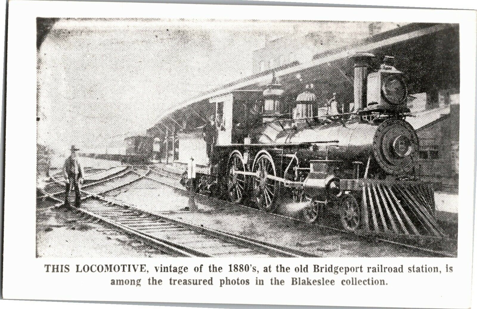 RPPC of Photo from Blakeslee Collection, 1880s Locomotive Vintage ...