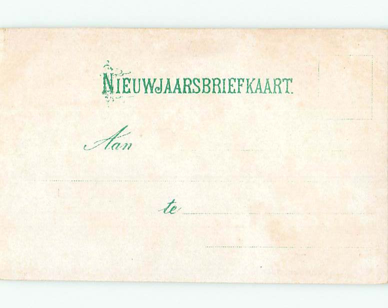 Unused Pre-1902 christmas foreign BABY JESUS IN MANGER & ANGELS ...