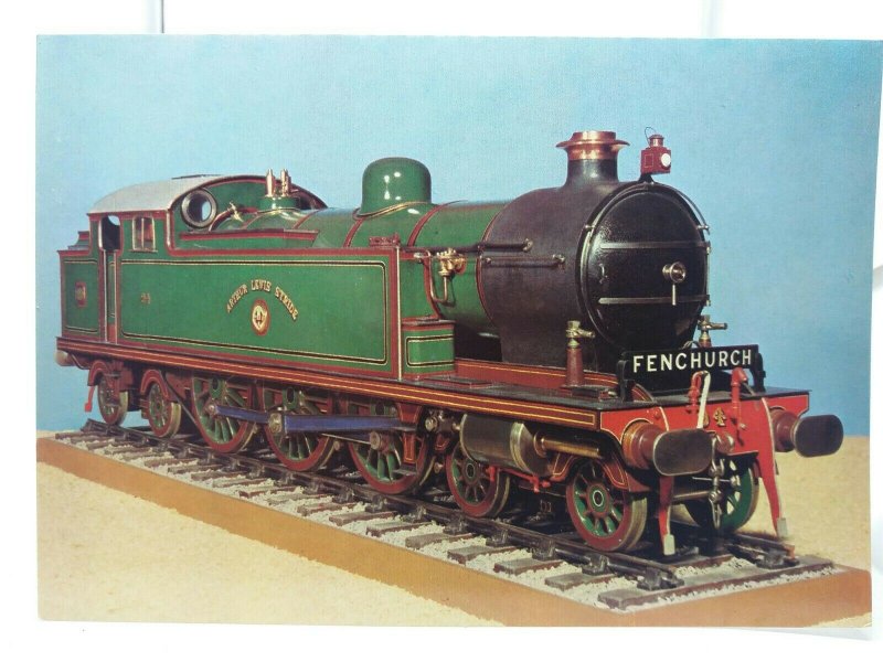 Vintage Postcard Model of 1912 Arthur Lewis Stride 4-6-4T Steam ...
