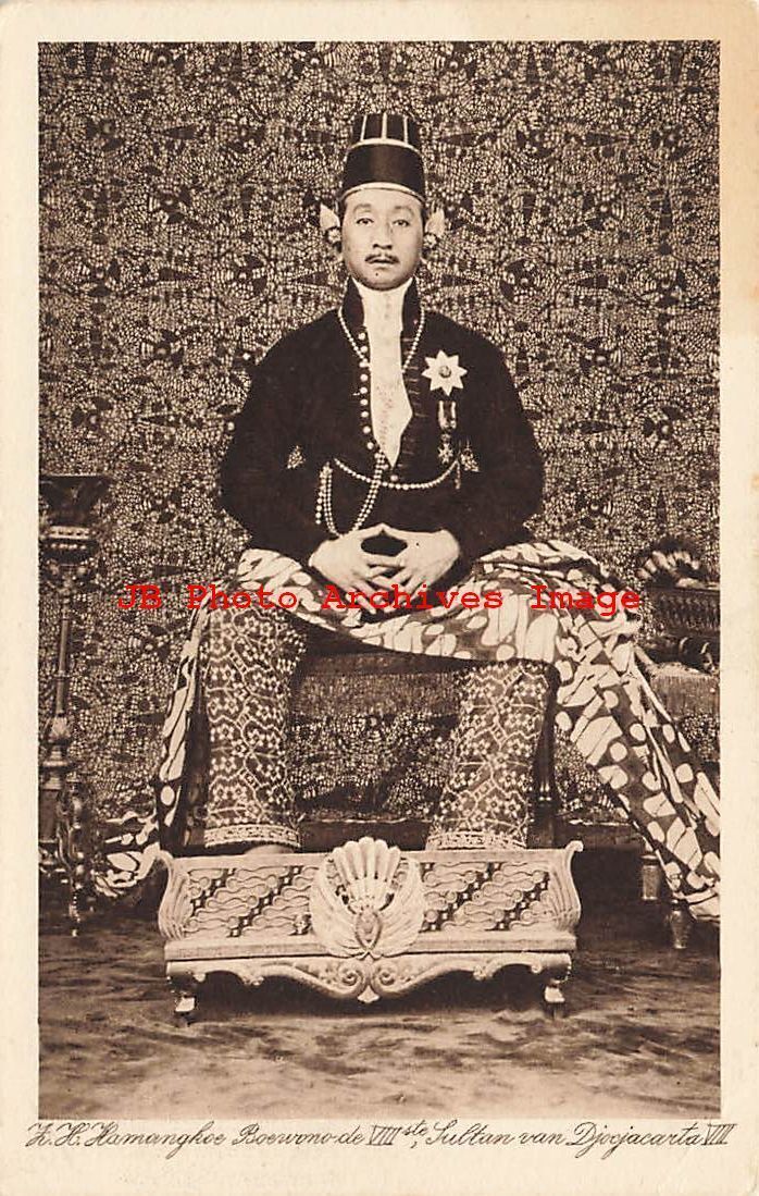 Indonesia Royalty, Yogyakarta Sultan Hamengkubuwono VIII, Java | Asia ...