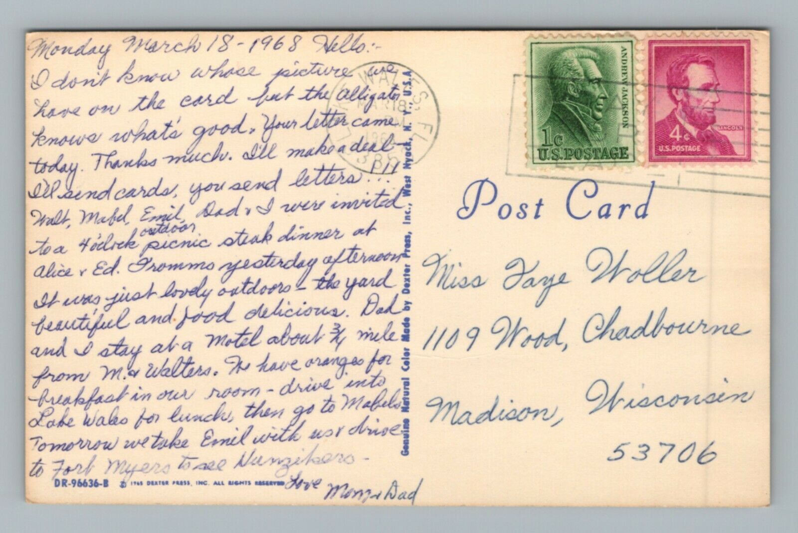 Florida Sun Sand Beach Bikini Alligator Bite Comic Humor Vintage ...