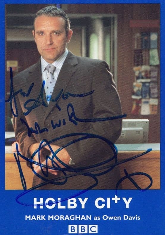 Mark Moraghan as Owen Davis Holby City BBC Rare Hand Signed Photo Cast ...