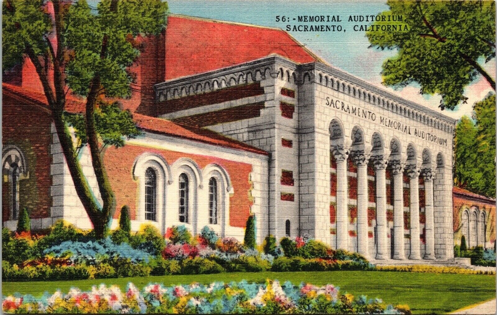 Sacramento Wob Note Million Dollar Monument Memorial Auditorium Ca ...