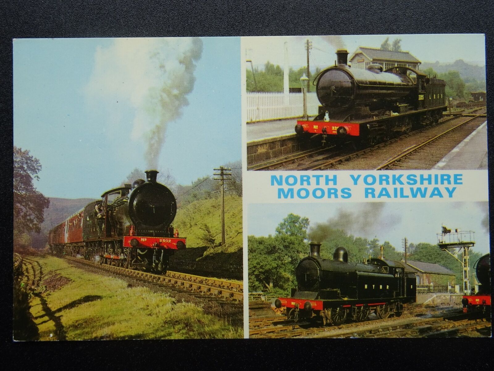 NYMR North Yorkshire Moors Railway LOCO No.5 & LNER 3395 - Old Postcard ...