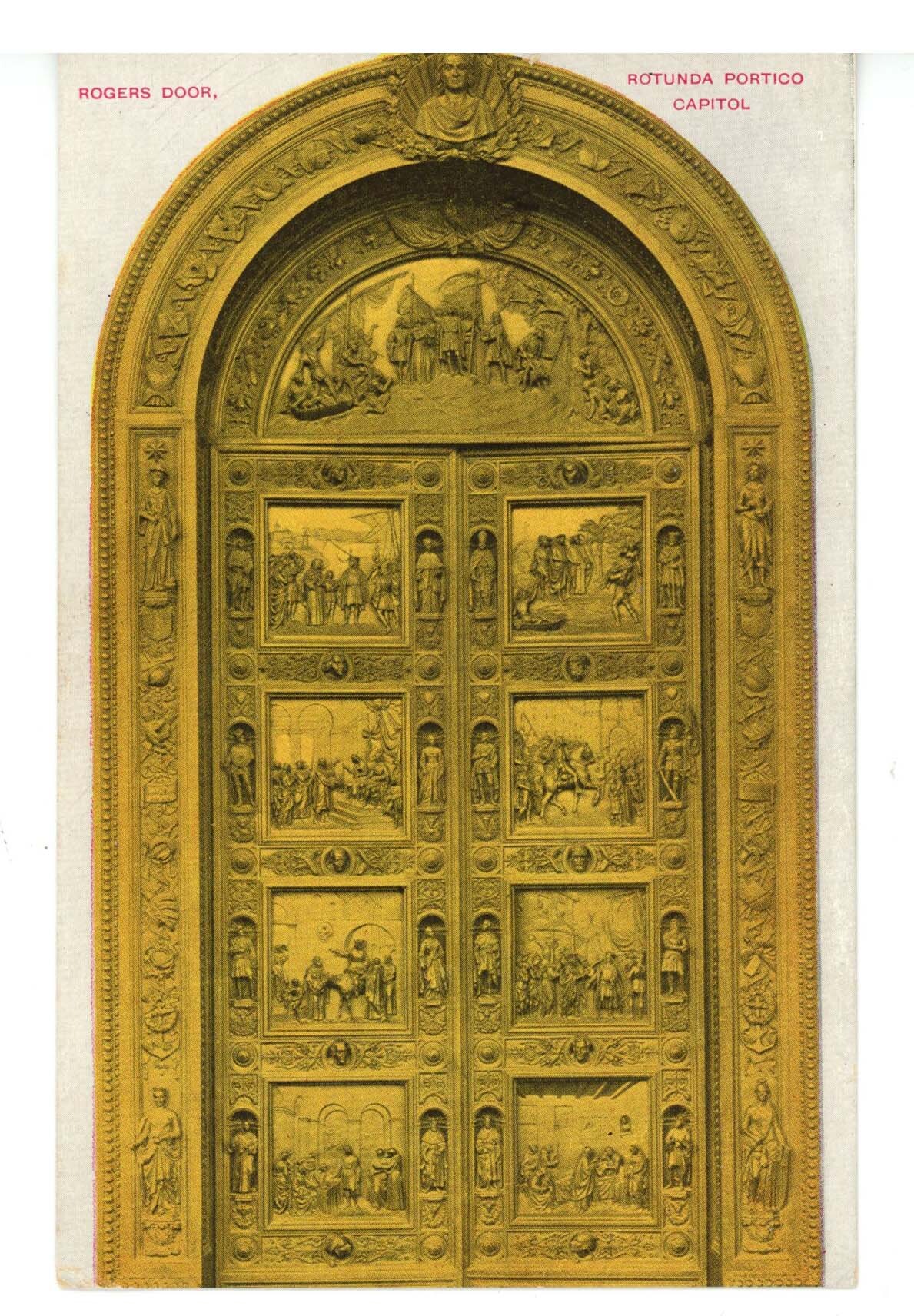 DC - Washington. US Capitol, Rotunda Portico, Rogers Door | United ...