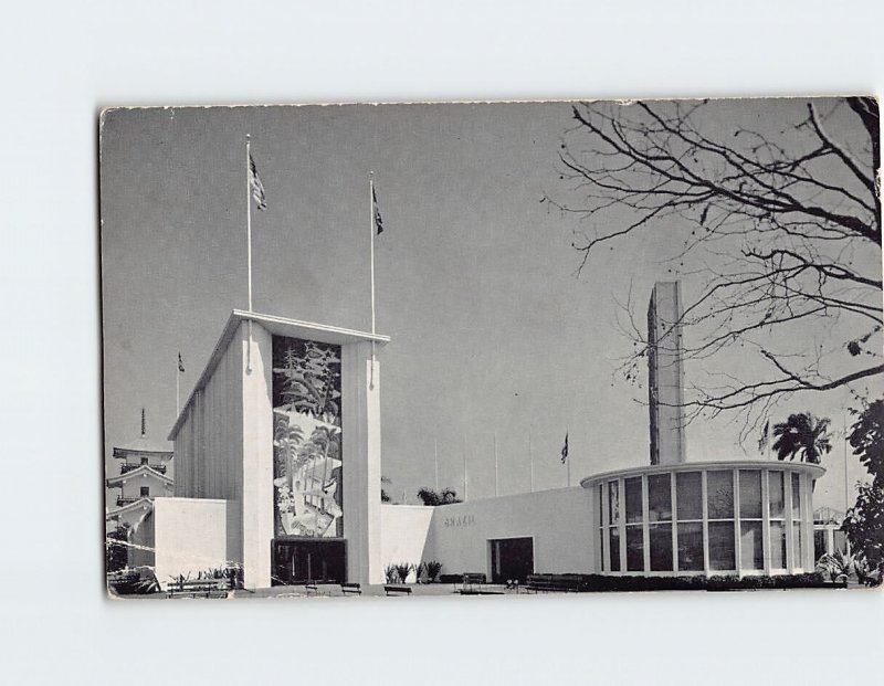 Postcard Pavilion Of The United States Of Brazil, New York World's Fair ...