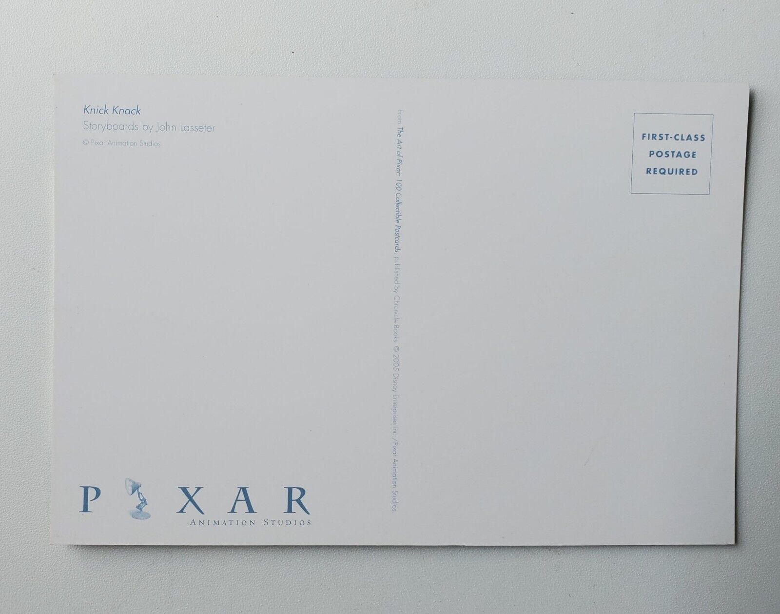 Snowmen Knick Knack Storyboard Art by John Lasseter Pixar Postcard ...