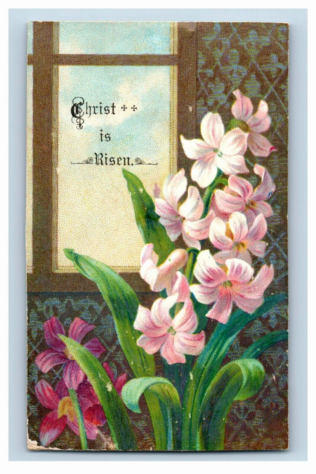1880s Victorian Easter Trade Card Lovely Lilies Fab! F116 | Ephemera ...