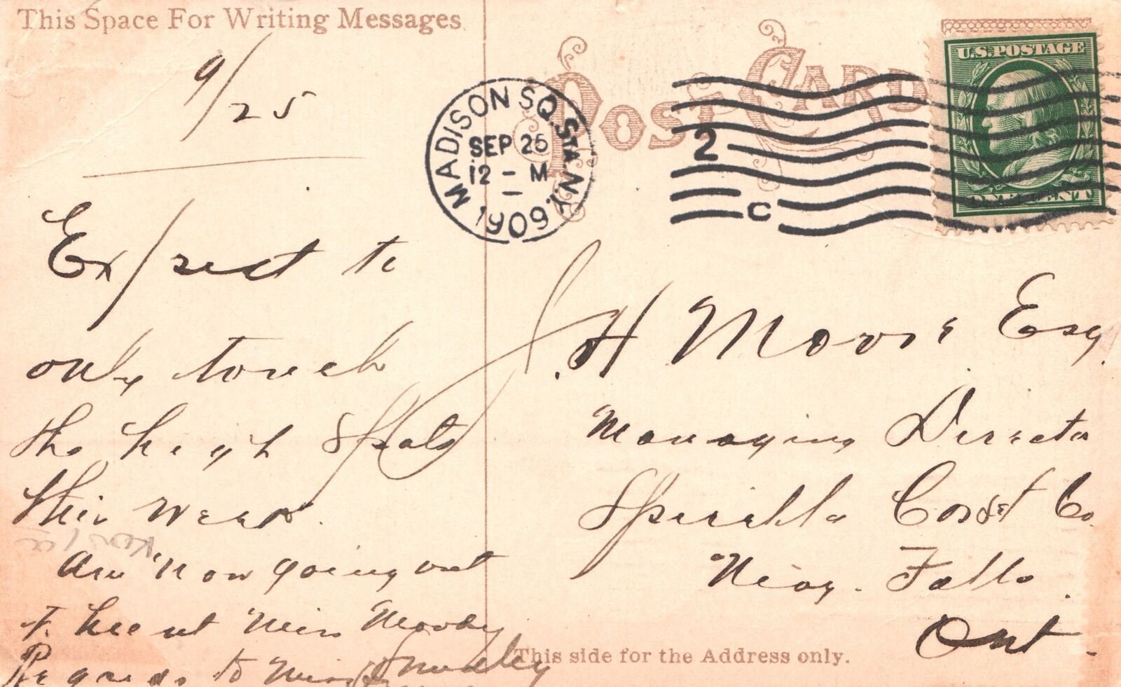 Vintage Postcard 1909 Steamboat Robert Fulton Hudson River Sea ...