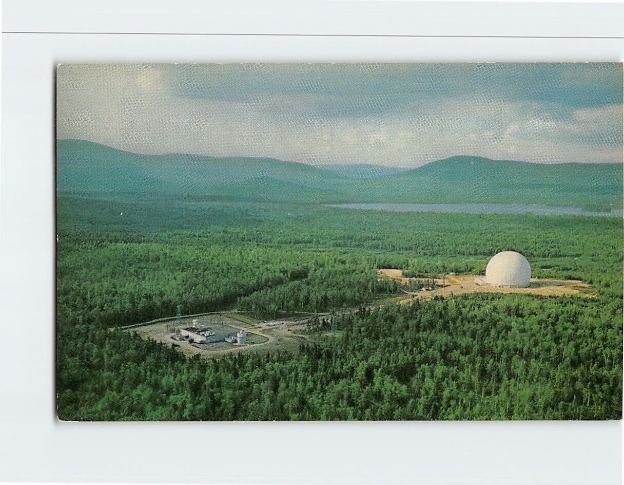 Postcard Bell Telephone System's Earth Station at Andover, Maine ...
