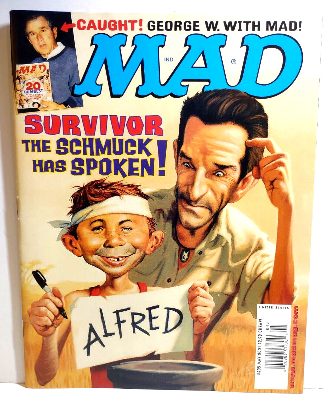 MAD Magazine May 2001 # 405 Survivor Sopranos Pop Music TV Movie Parody ...